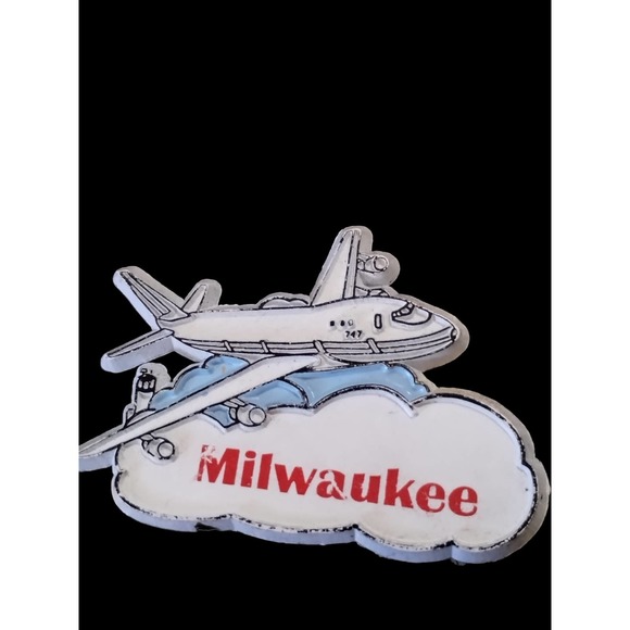 Vintage | Other | Beautiful Vintage Milwaukee Airplane Magnet | Poshmark
